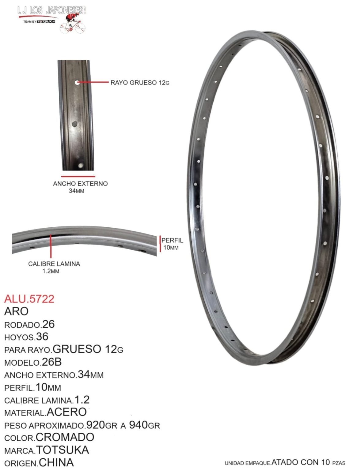 Aros / rines - Bicicletas Los Japoneses